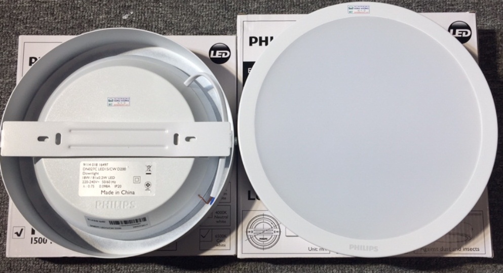 Bộ đèn ốp trần led 18W Philips - Đèn Led Bắc Ninh